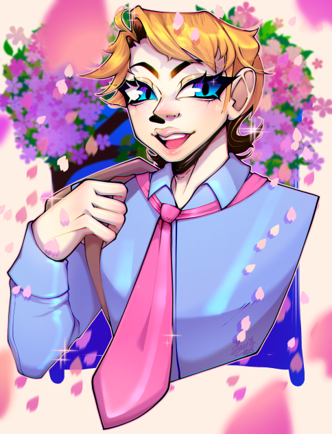 Senpai FNF - ibisPaint