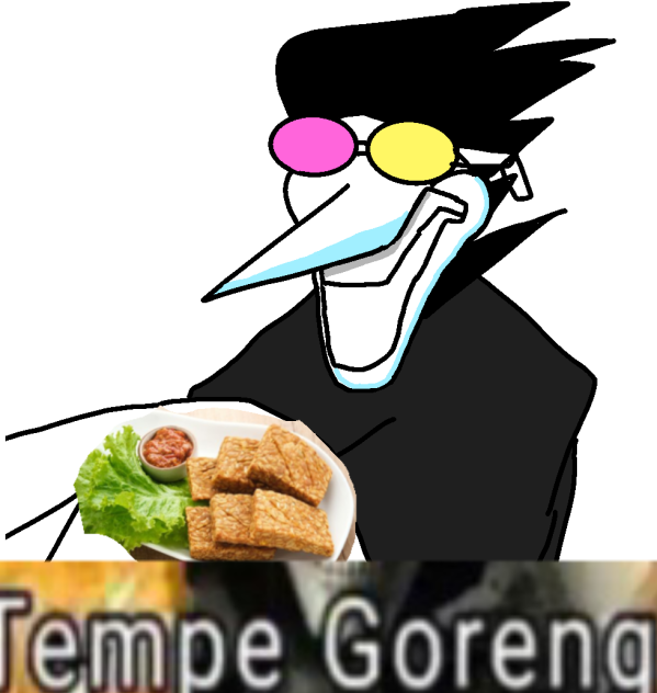 spamton offer you a fried tempe - ibisPaint