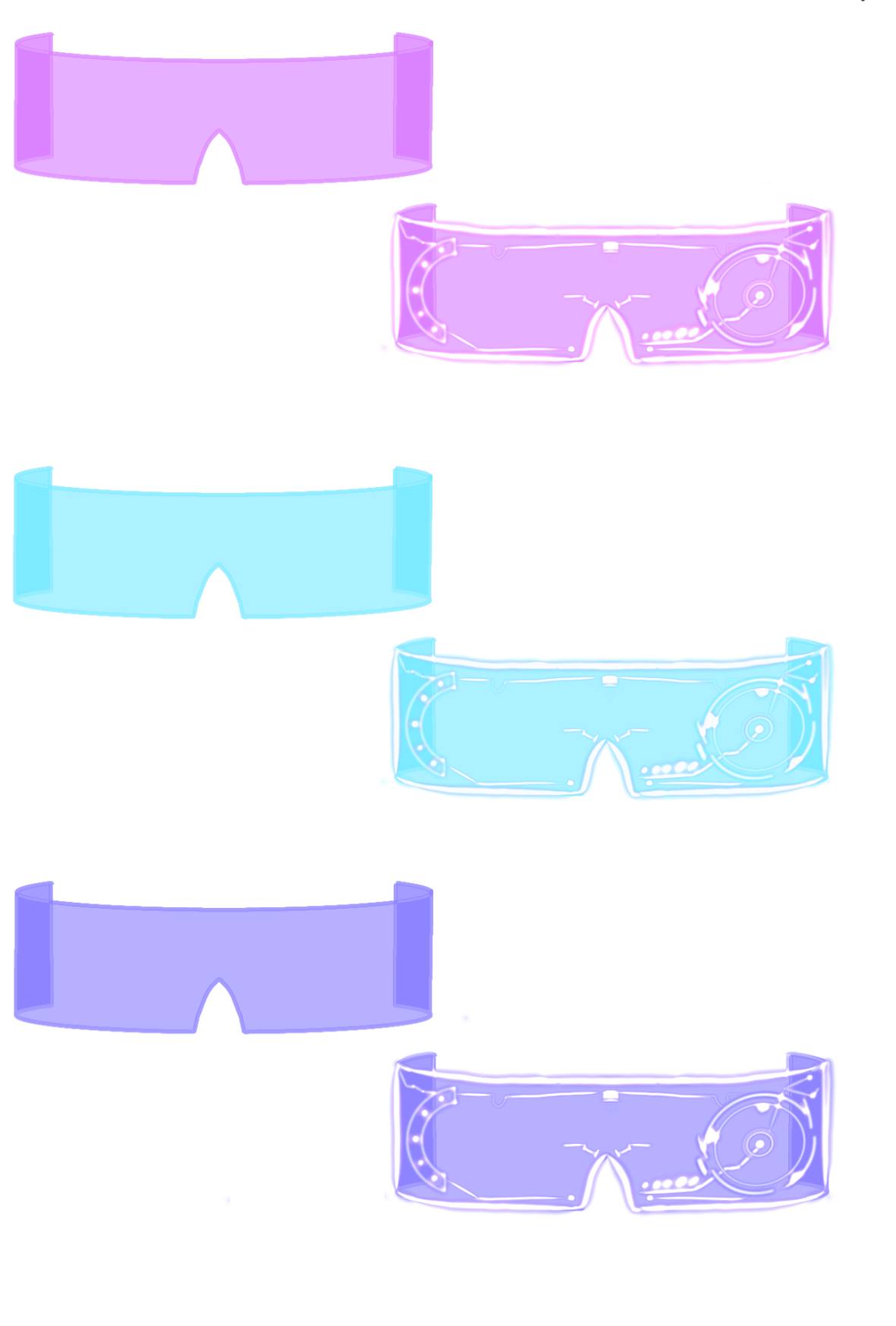 concert prop goggles - ibisPaint