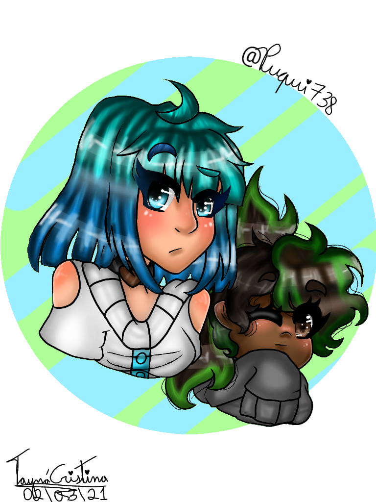 Tay Cham and Tayná - ibisPaint