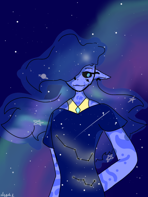 Space goddess - ibisPaint