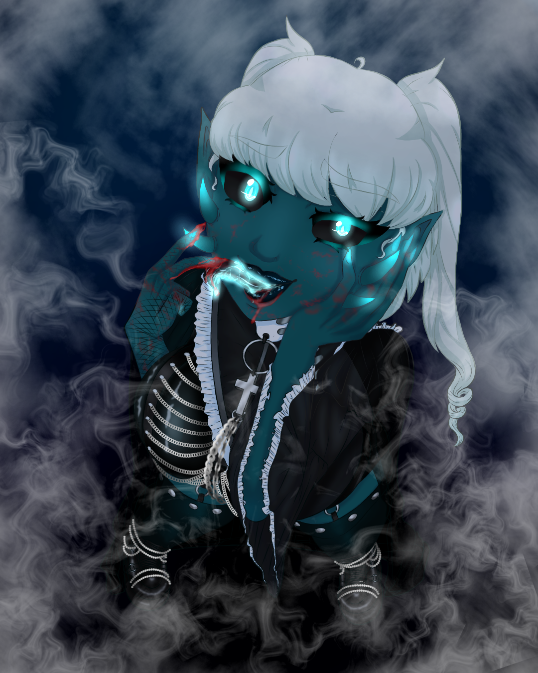 A cold demon - ibisPaint