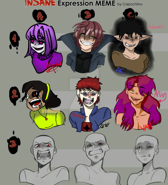 insane expresión collab - ibisPaint