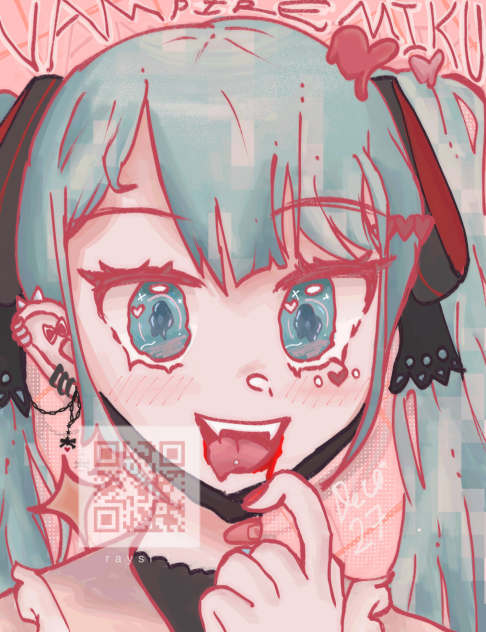 vampire miku ! - ibisPaint