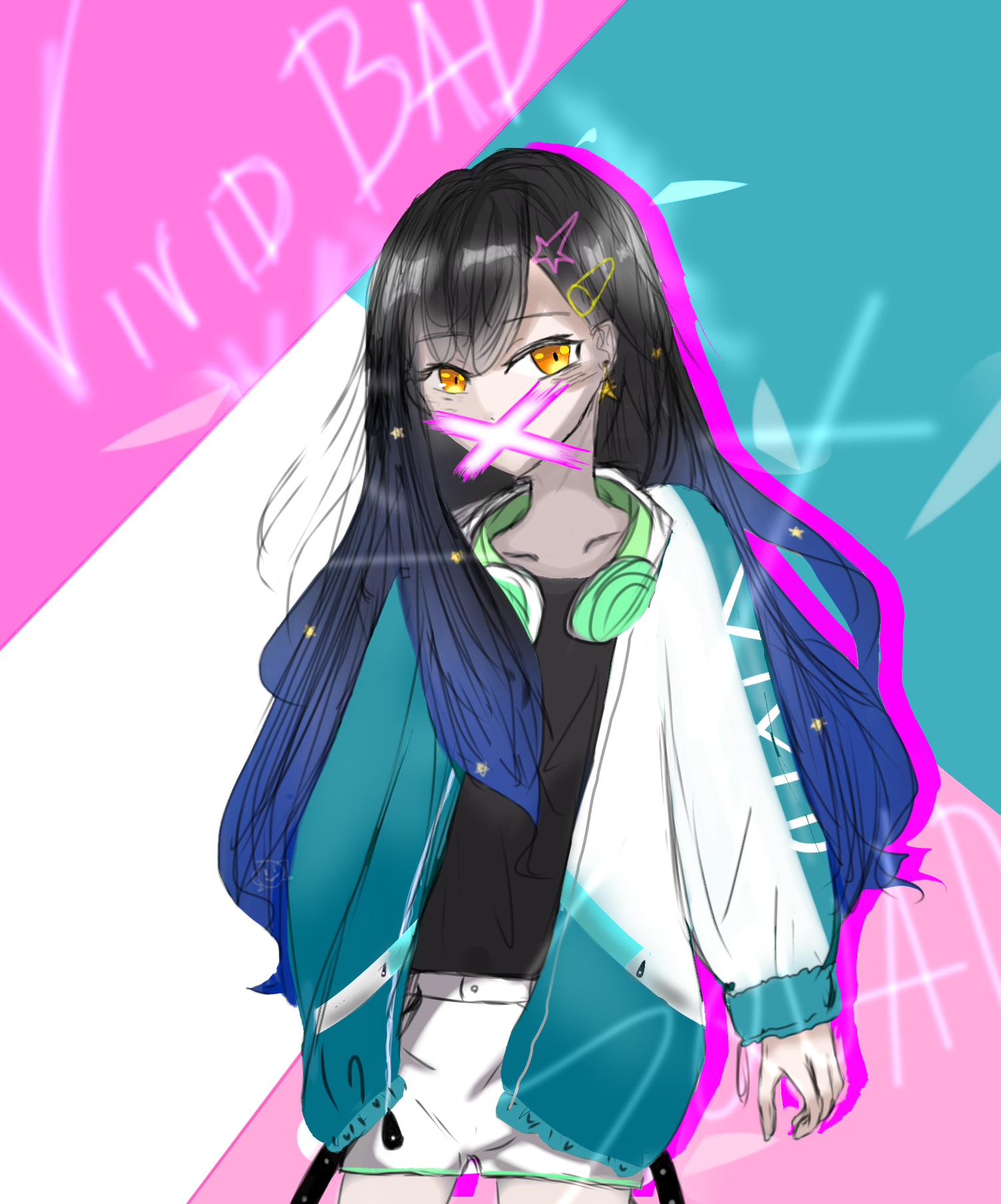 白石杏Vivid Bad Squadプロジェクトセカイ - ibisPaint