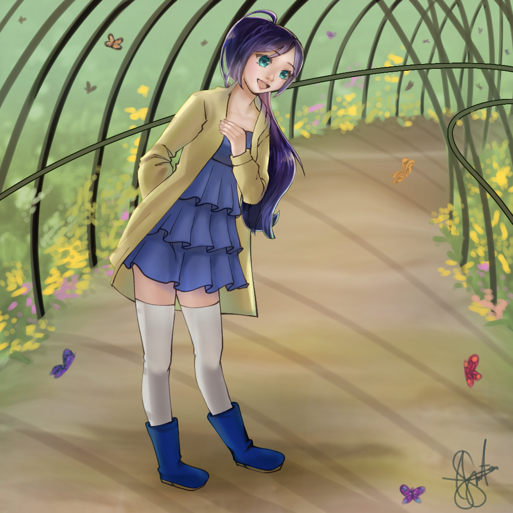 Butterfly Garden - ibisPaint