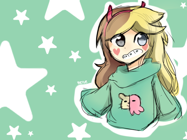 Mabel Pines and Star Butterfly Fusion - ibisPaint