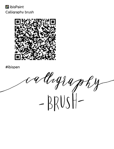Calligraphy Brush - ibisPaint