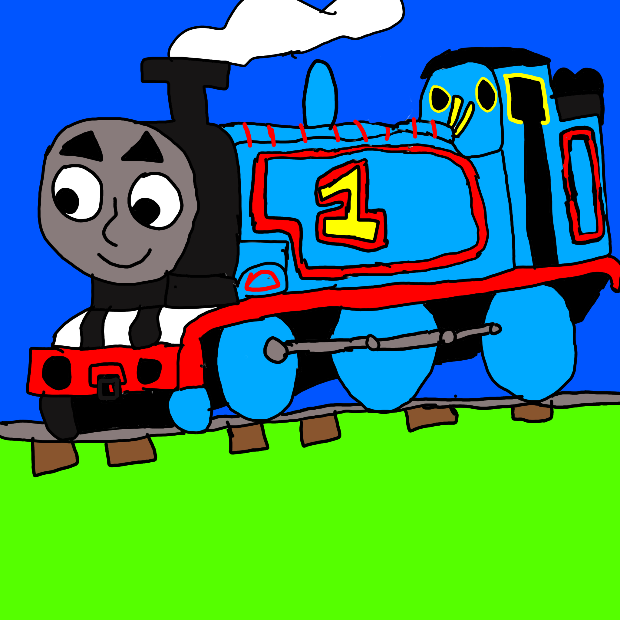 Thomas the train - ibisPaint