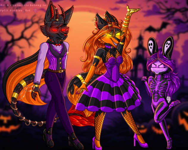 Halloween Trio - ibisPaint