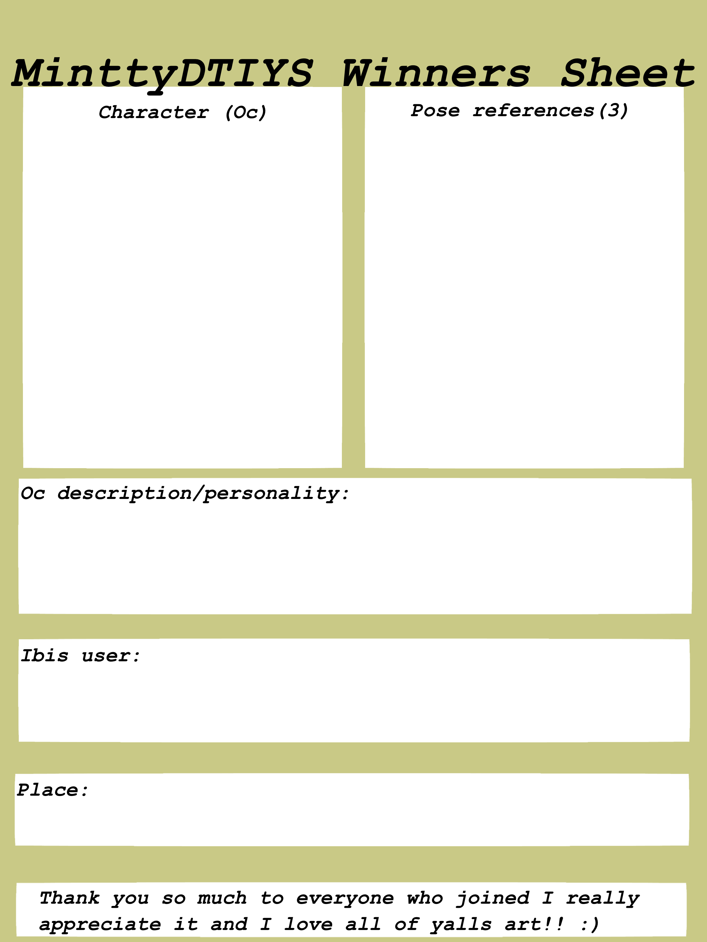 Winners Form - ibisPaint