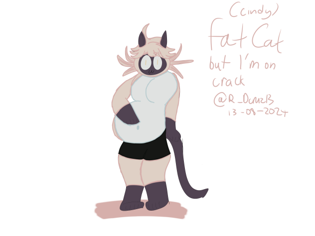 Fat Cat but I’m on crack - ibisPaint