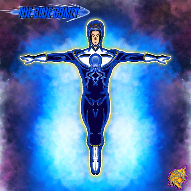 Beyond the Cosmos Blue Comet - ibisPaint