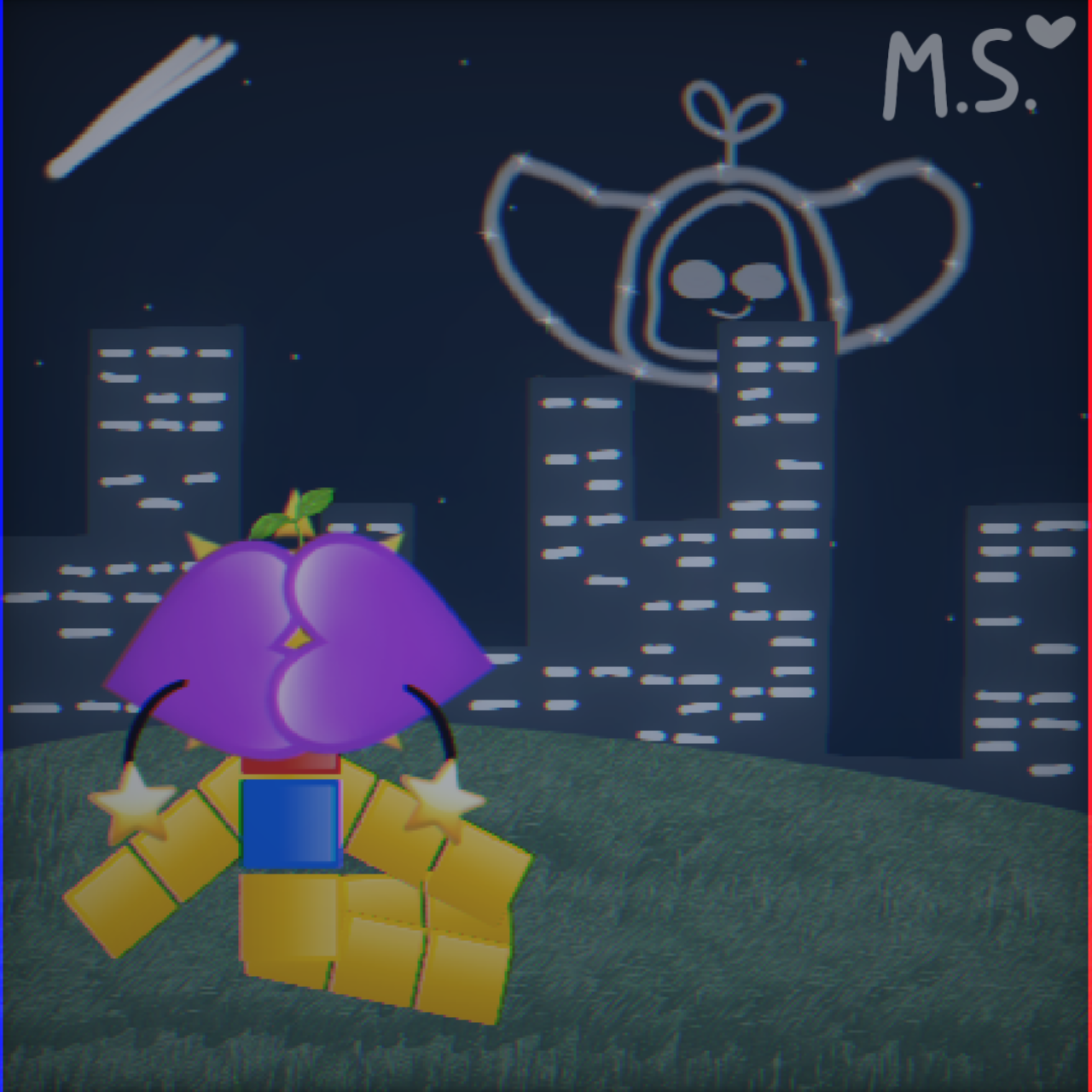 Rolcata Constellation in the Night Sky - ibisPaint