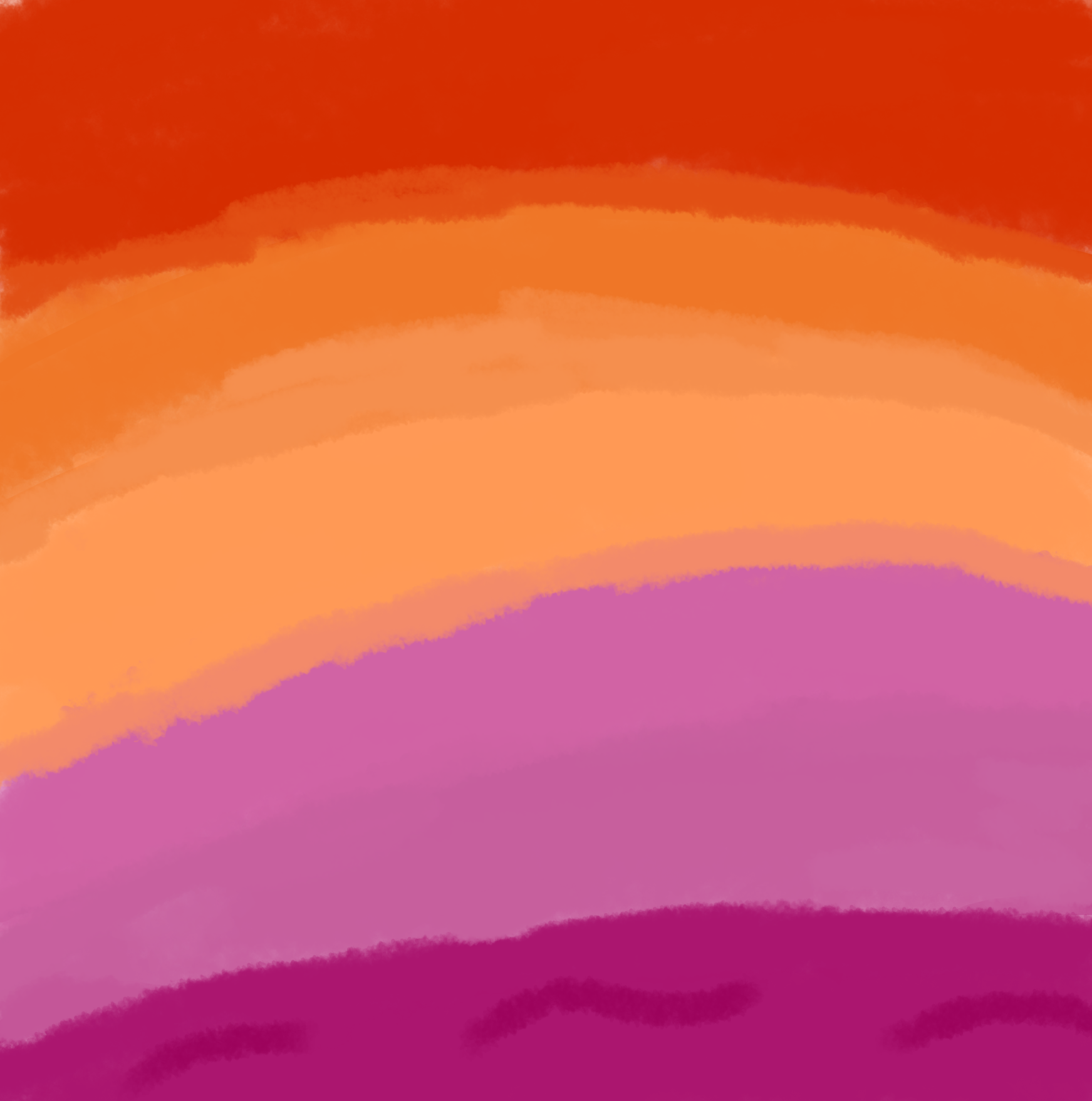 Lesbian Flag Sunset - ibisPaint