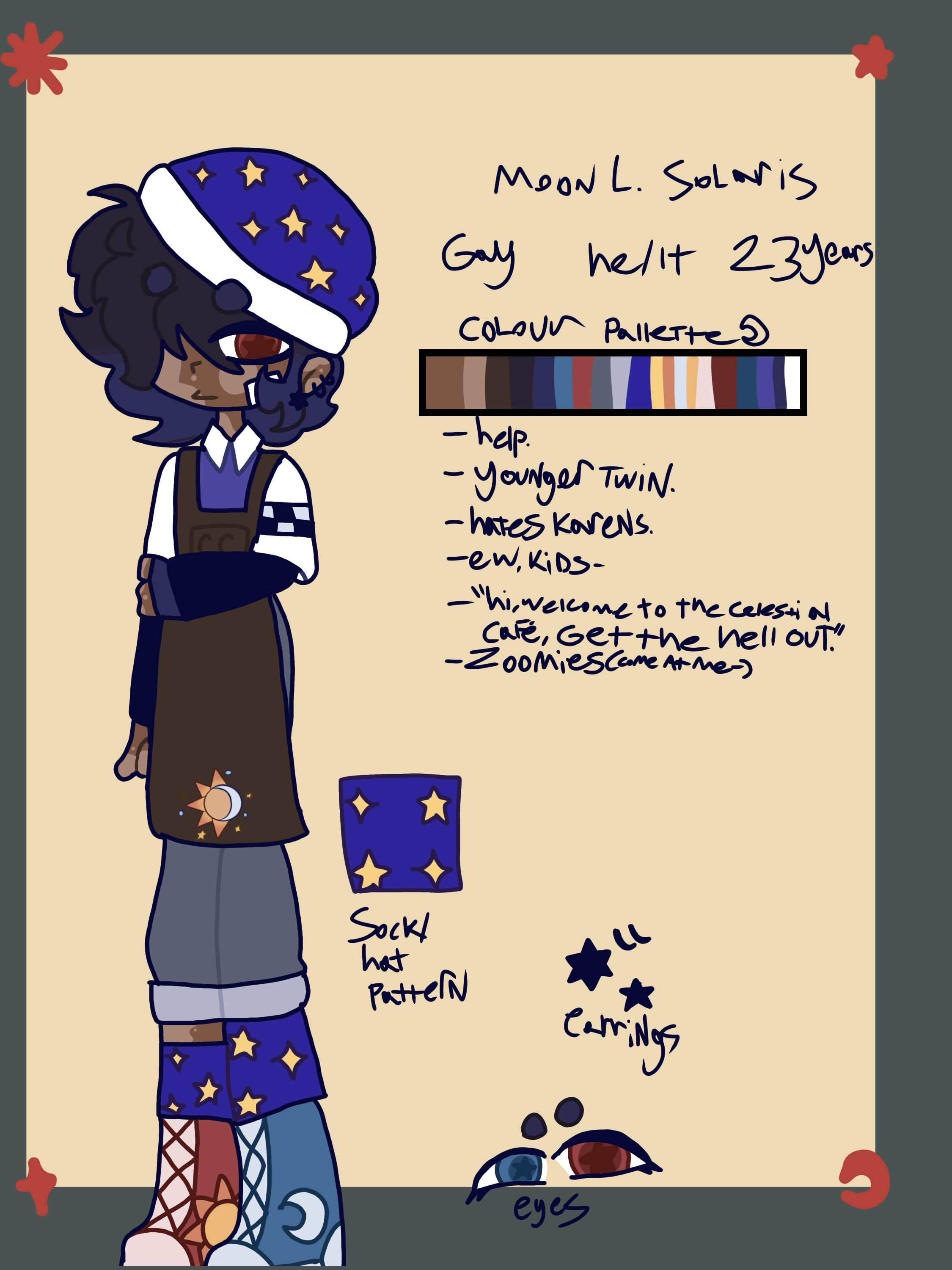 Celestial Café au - Moon Lunar Solaris - ibisPaint