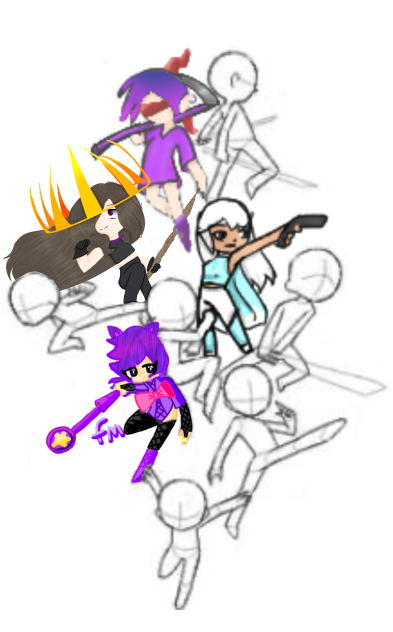 hero pose collab - ibisPaint