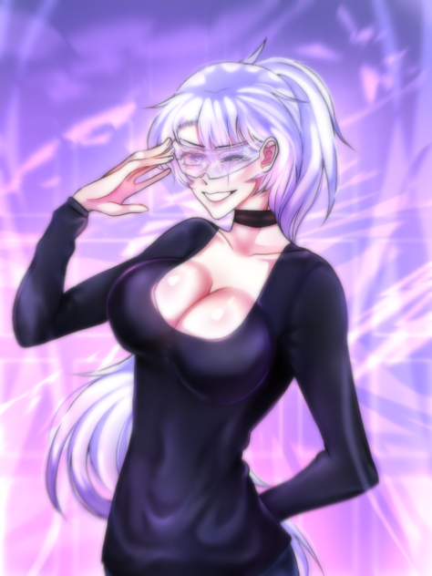 Huroko art - w LED glasses - ibisPaint