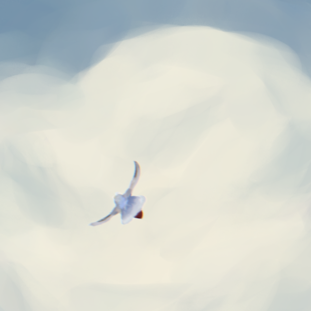 bird flying - ibisPaint