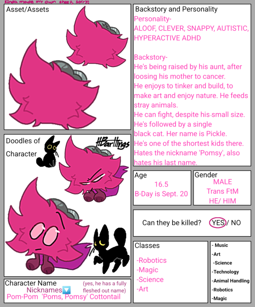 POMS. [An OC for Object Skewel] - ibisPaint