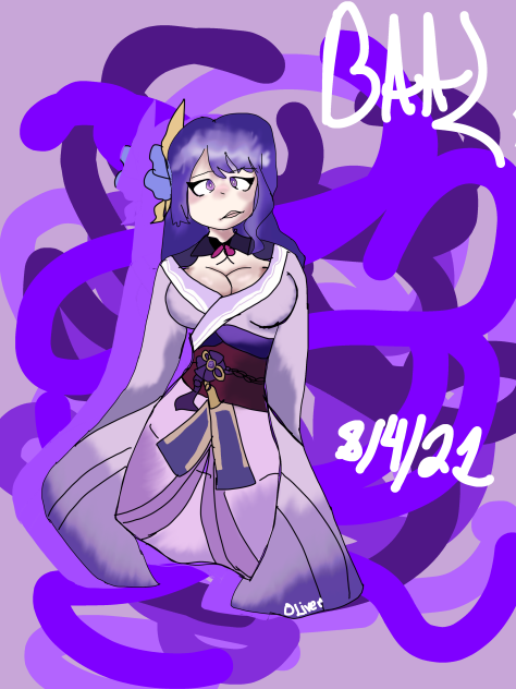 Raiden Shogun - ibisPaint