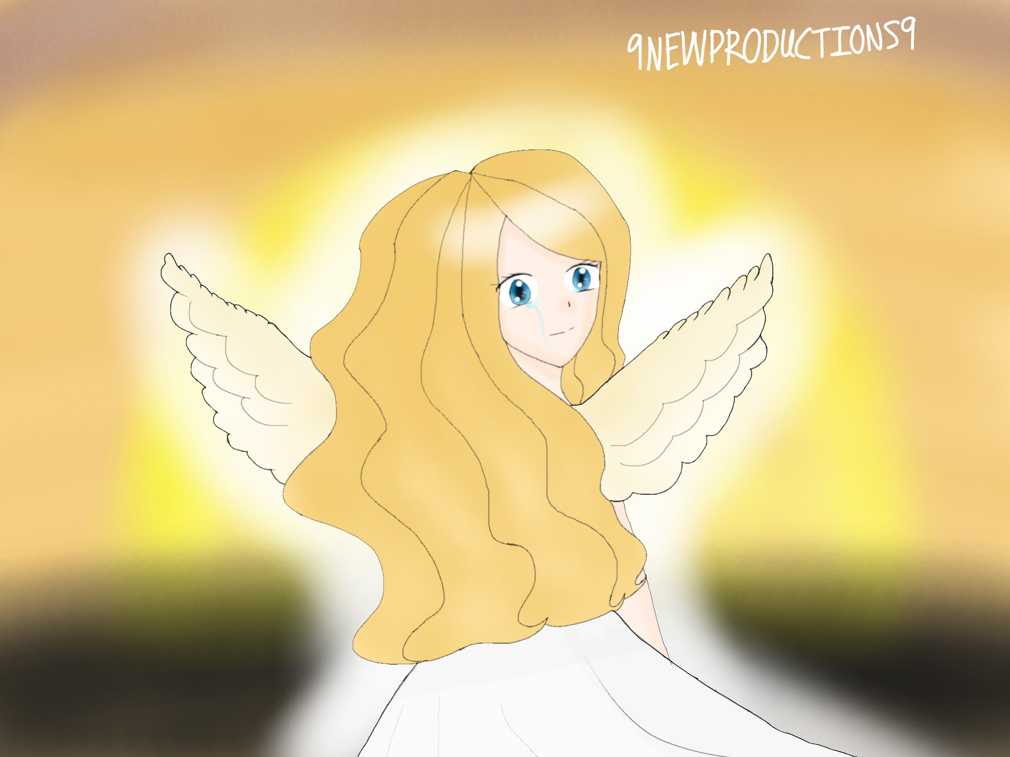 Angel with tears - ibisPaint