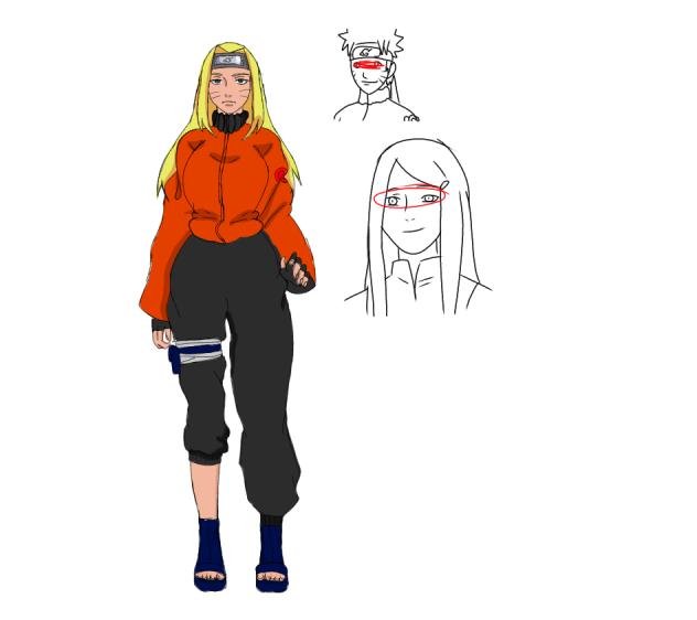 сестра Наруто.sister Naruto.ナルト姉妹 - ibisPaint