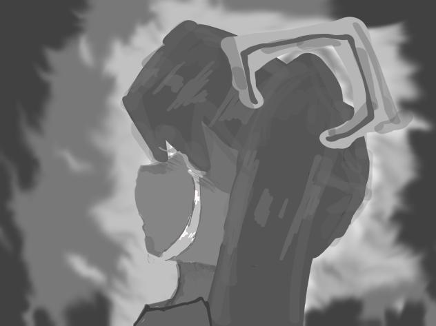 A thought or sorrows - ibisPaint