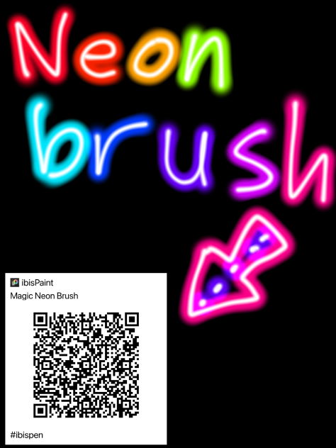 Neon brush 🌈 - ibisPaint