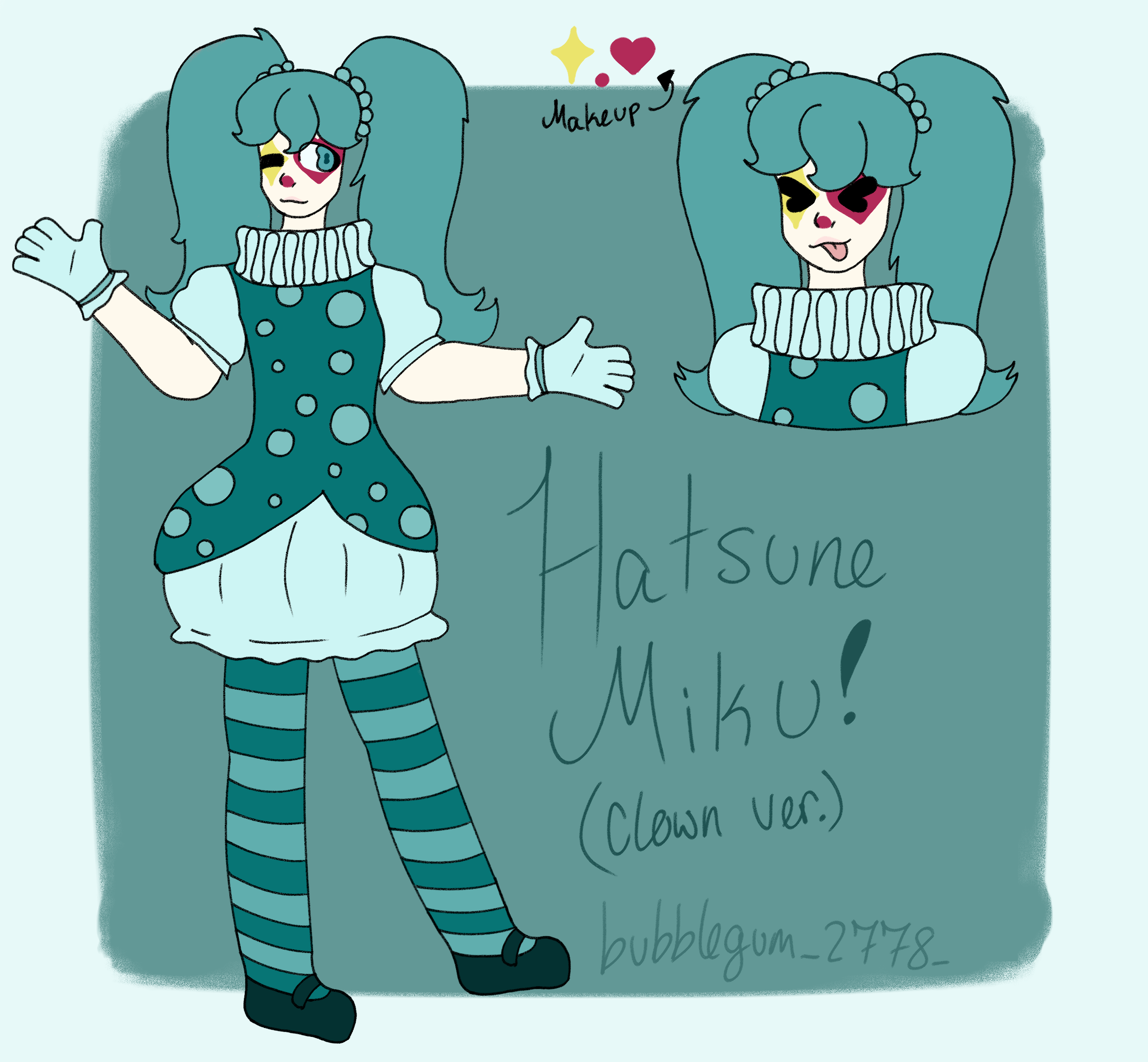 Clown Miku! - ibisPaint
