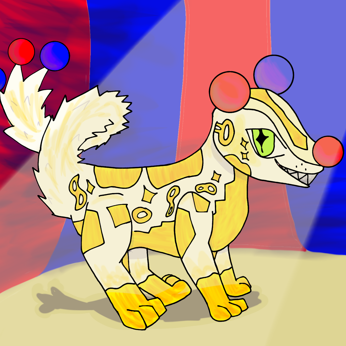 Circus Badger - ibisPaint