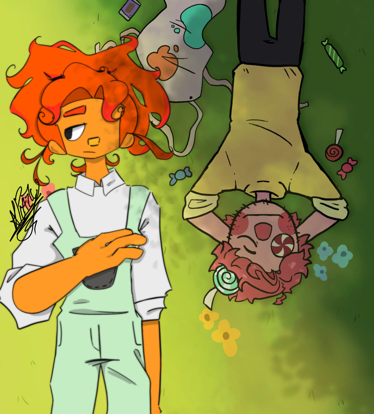 COLLAB W MY OC OSCAR - ibisPaint