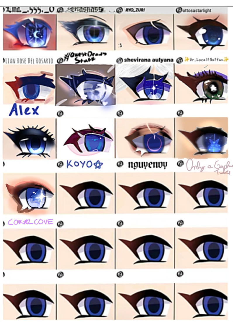 Gacha eyes collab - ibisPaint