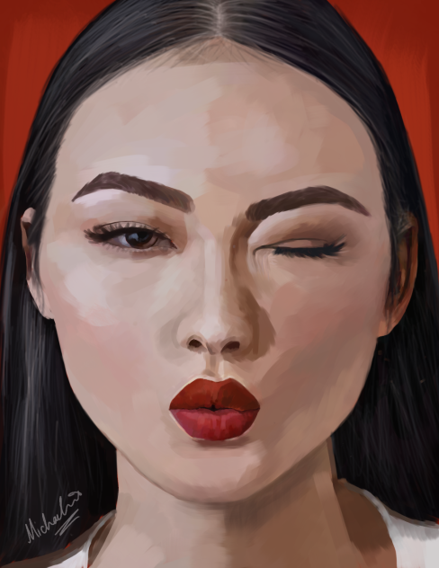 Lady en Rougue - ibisPaint