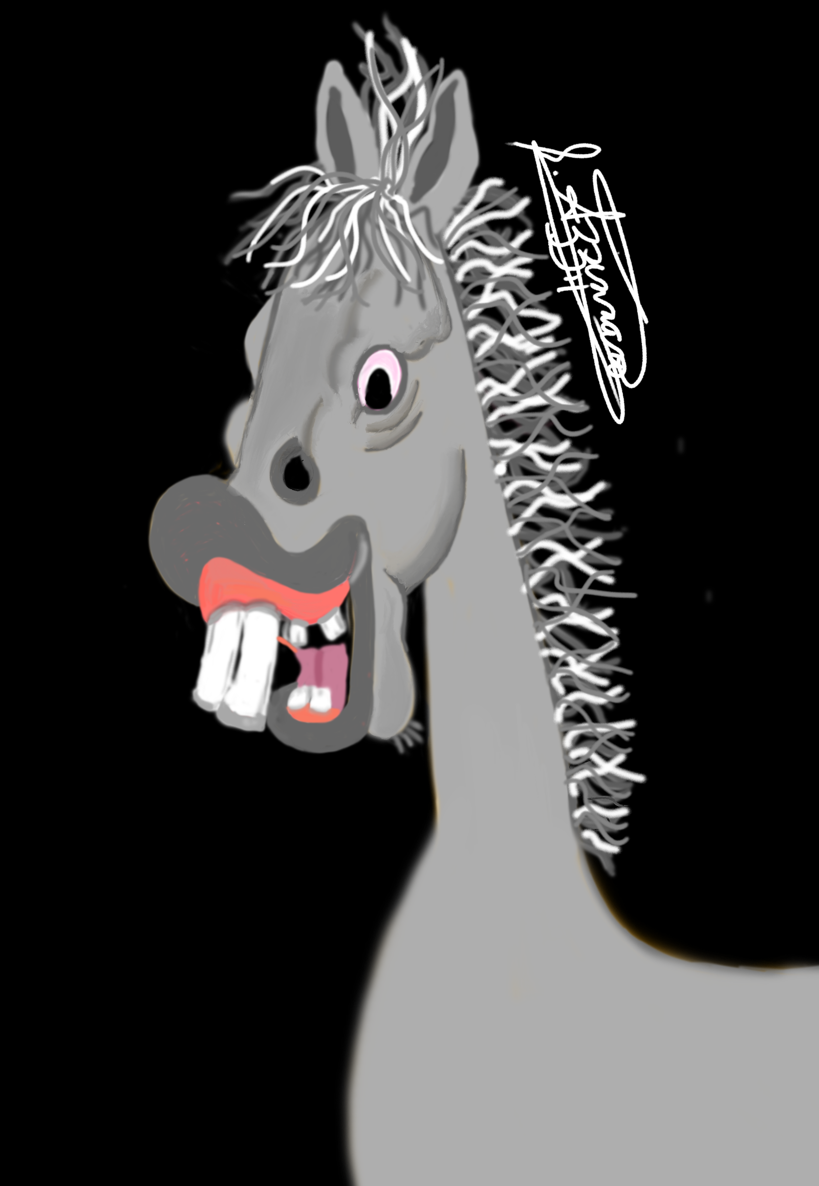 Goofy Horse - ibisPaint