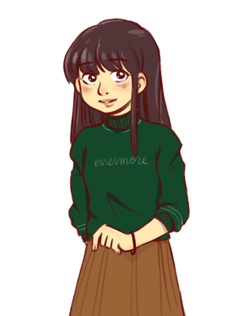 Green jumper girl - ibisPaint