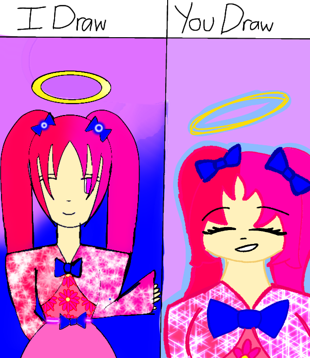I draw you draw with my cousin - ibisPaint