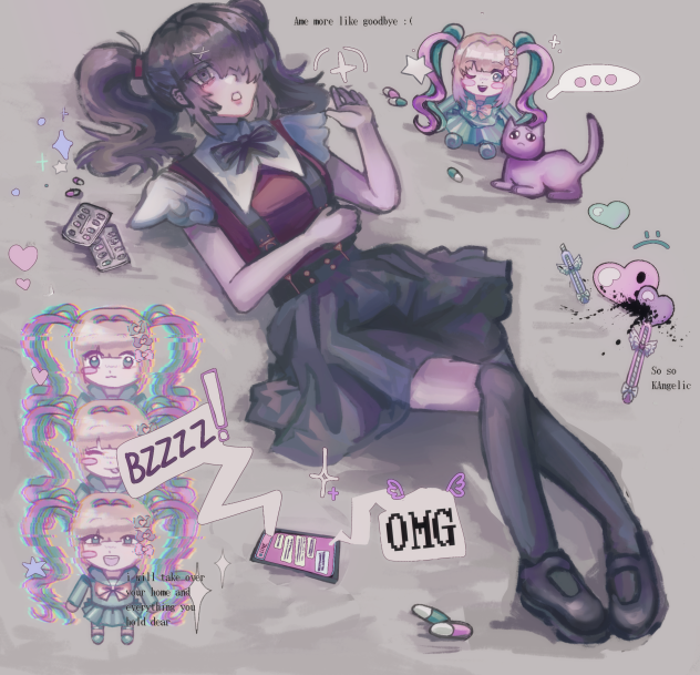 Ame, needy streamer overload, nso FANART - ibisPaint