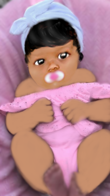 baby Aaliyah - ibisPaint