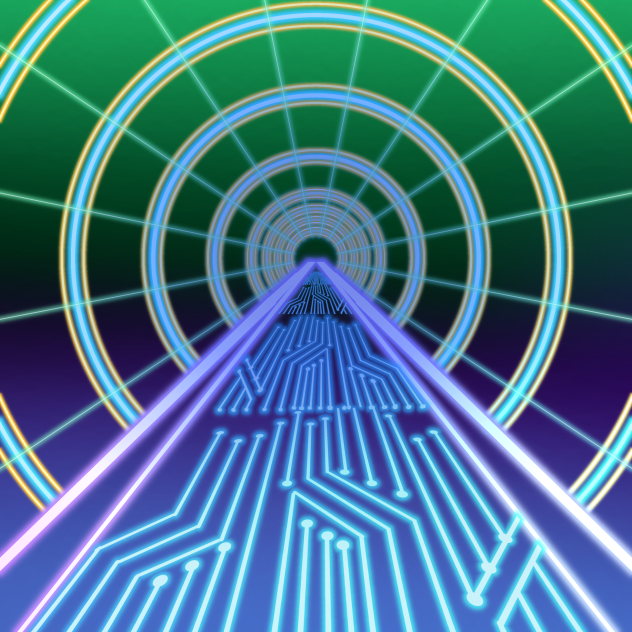 cyber tunnel - ibisPaint