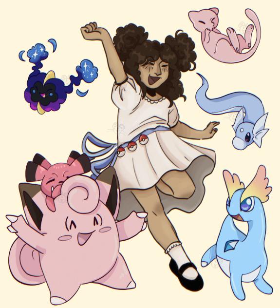 Eloise and her Pokémon! - ibisPaint