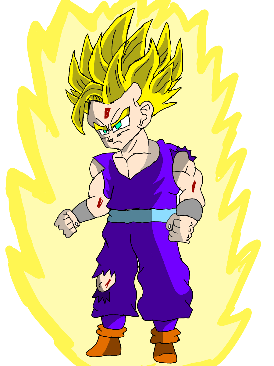 SSJ2 Gohan - ibisPaint