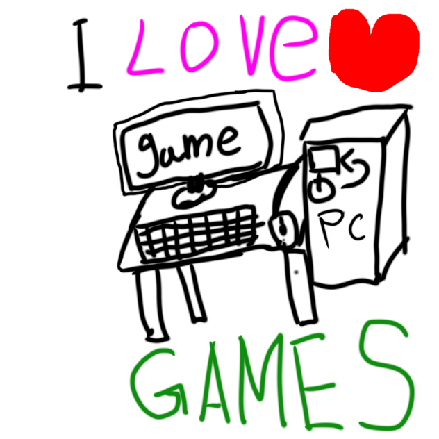 I LOVE GAMES - ibisPaint