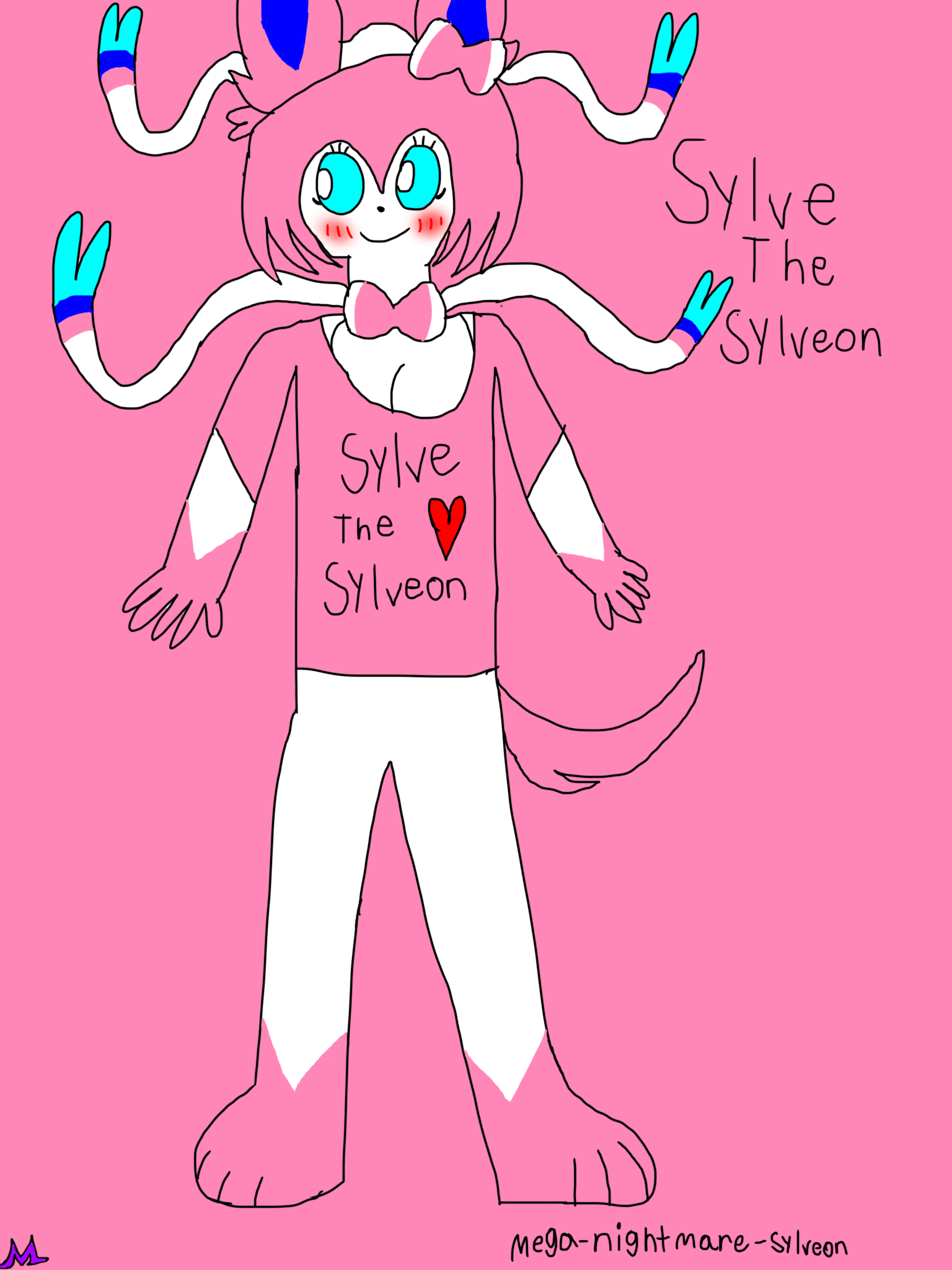 Sylve the Sylveon first art uploaded - ibisPaint