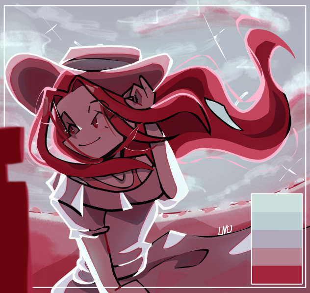 Red and Blue - ibisPaint