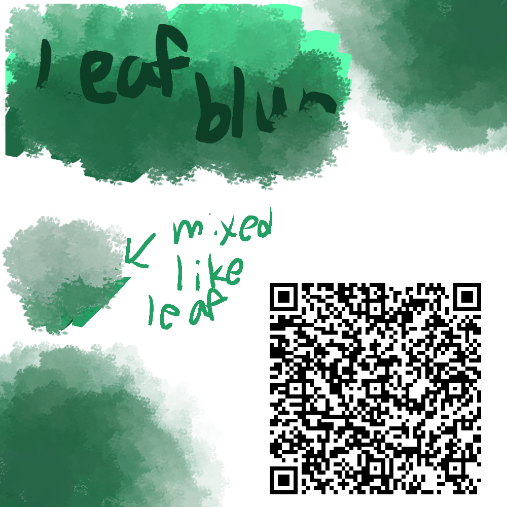 leaf blur - ibisPaint
