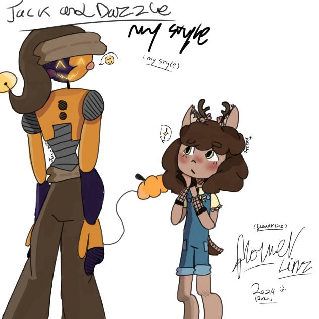 Dazzle and Jack o moon my style! ^^ - ibisPaint