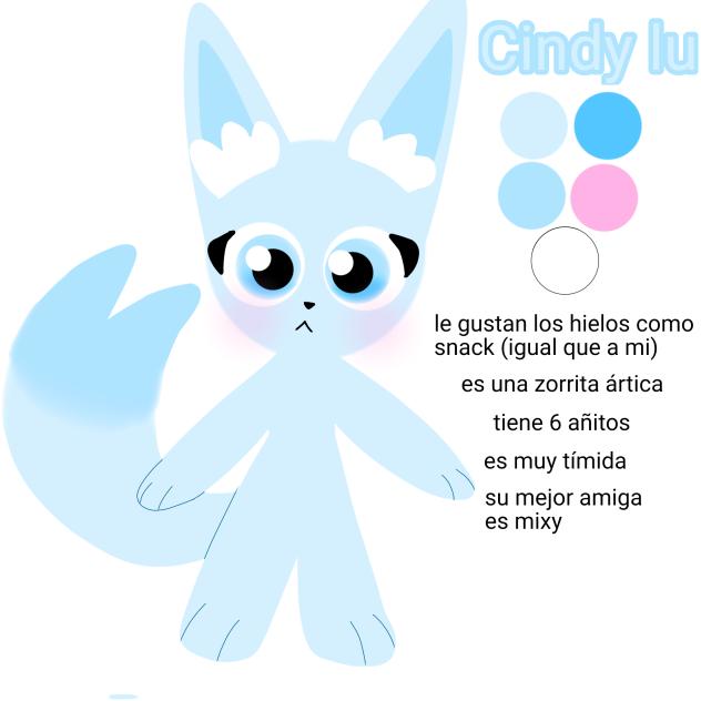 Cindy lu, la zorrita ártica - ibisPaint