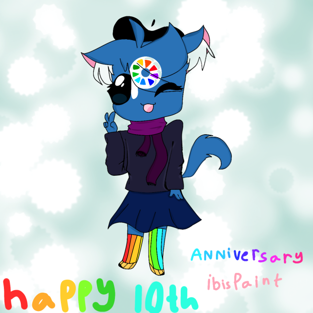 Happy 10th Anniversary ;D - ibisPaint