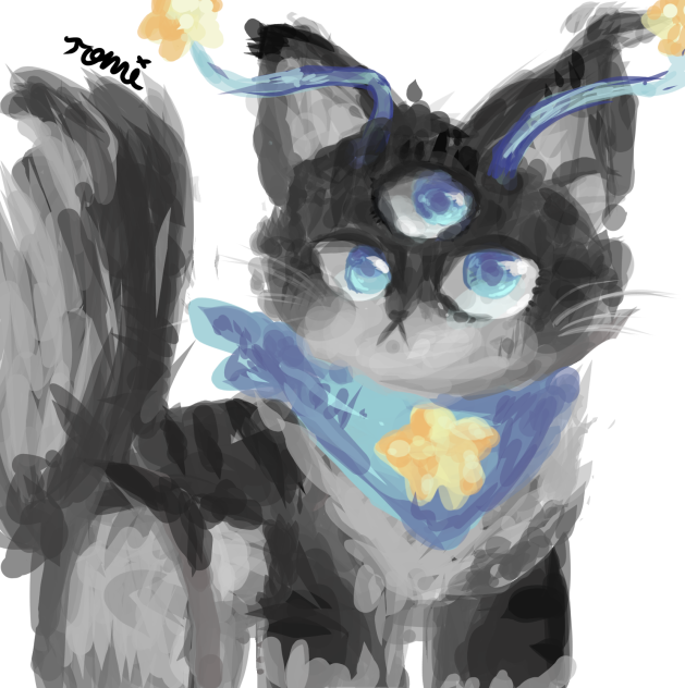Star cat - ibisPaint